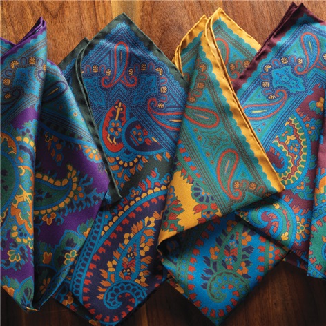 Sale Pocket Squares - The Ben Silver Collection